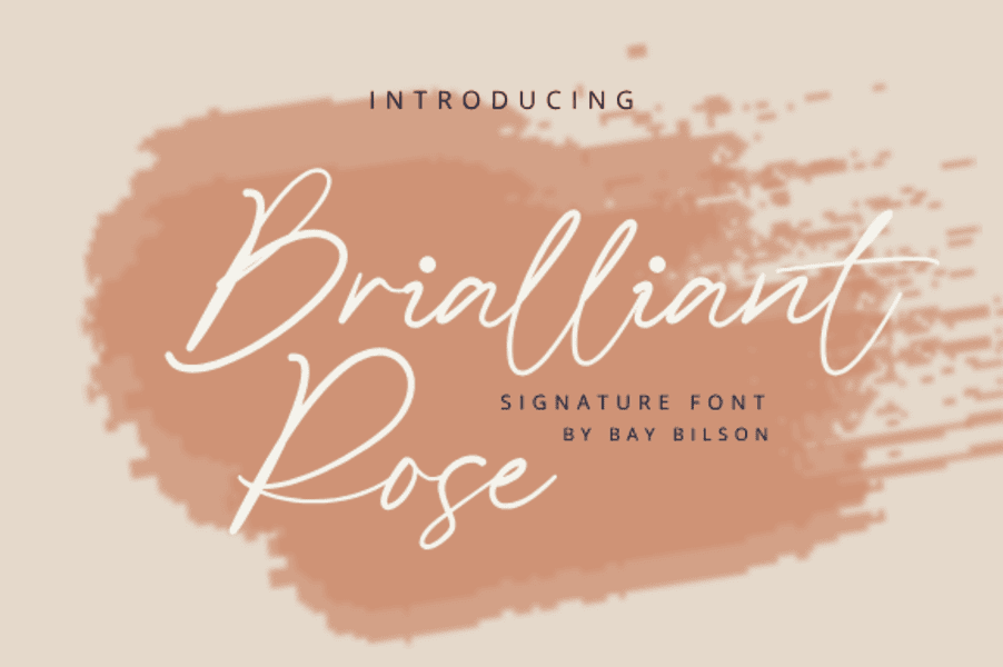 Brilliant Rose Font · 1001 Fonts