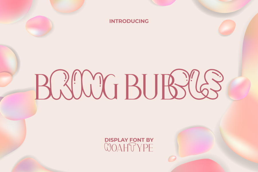 Bring Bubble Demo Font · 1001 Fonts