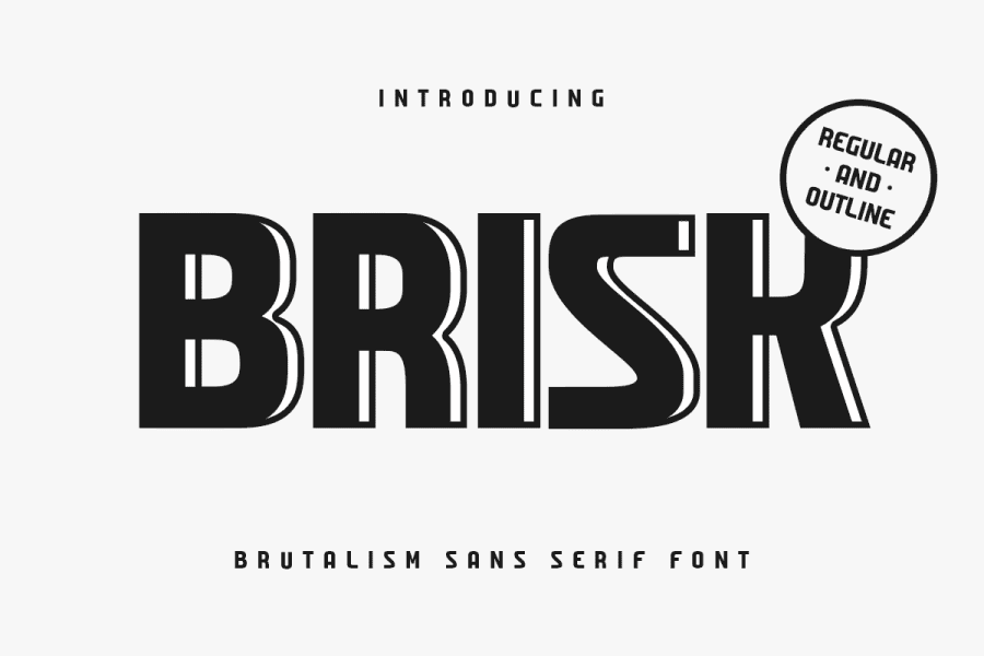 Brisk Font · 1001 Fonts