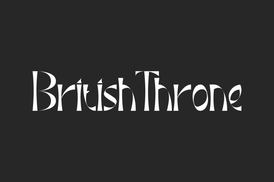 British Throne Demo Font Family · 1001 Fonts