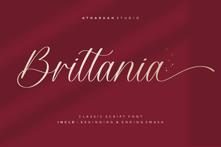 Brittania Font · 1001 Fonts