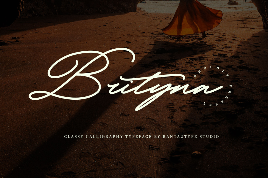 Brityna Font · 1001 Fonts