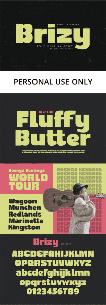 Brizy Free Font · 1001 Fonts