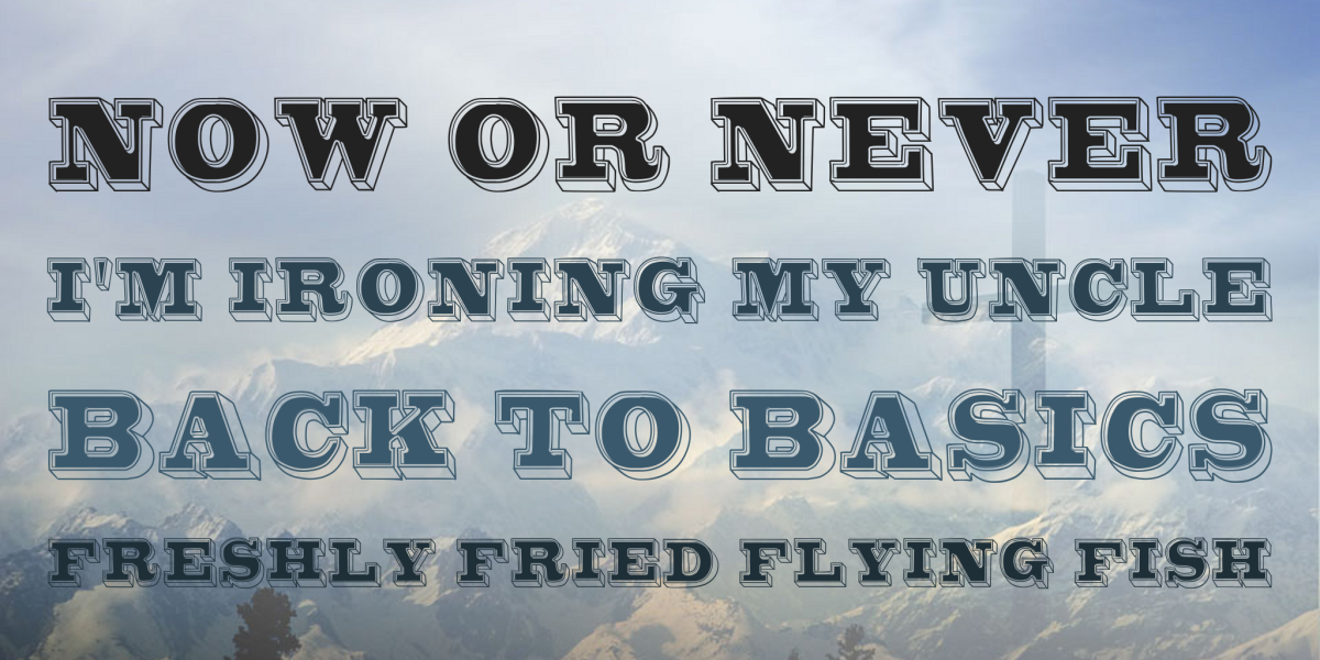 Bro 4D Demo Font · 1001 Fonts