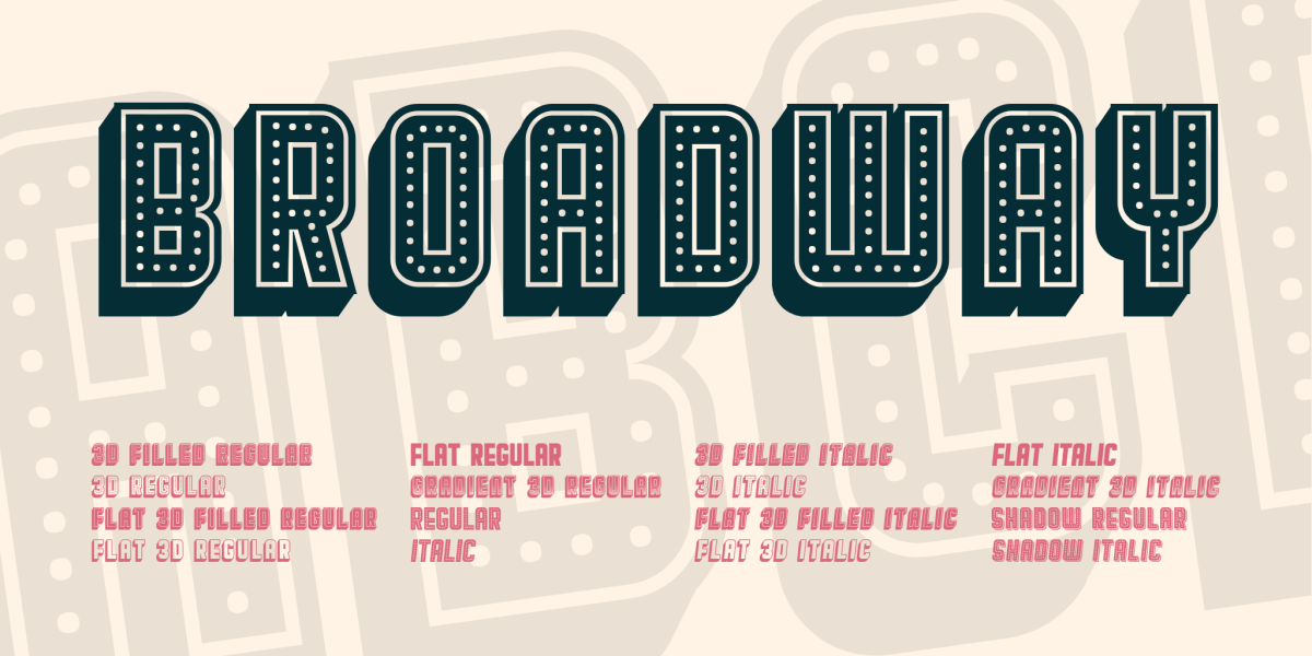 14 Free Broadway Fonts · 1001 Fonts