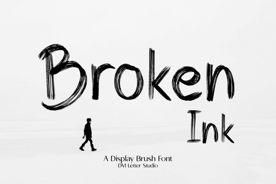 Broken ink Font · 1001 Fonts