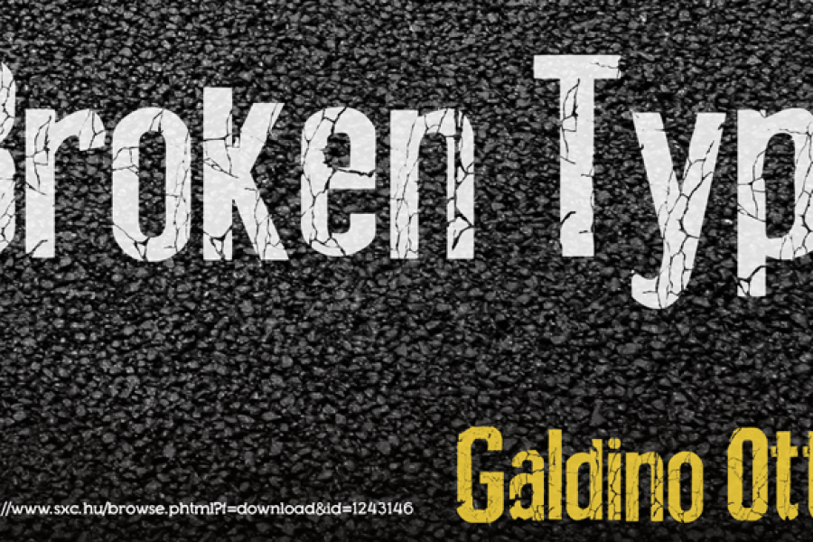 Broken Type Font · 1001 Fonts