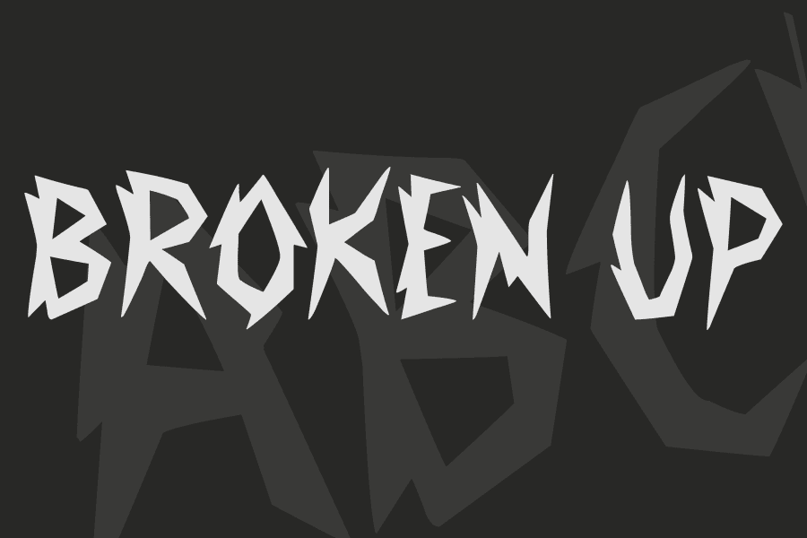 89 Free Broken Fonts · 1001 Fonts