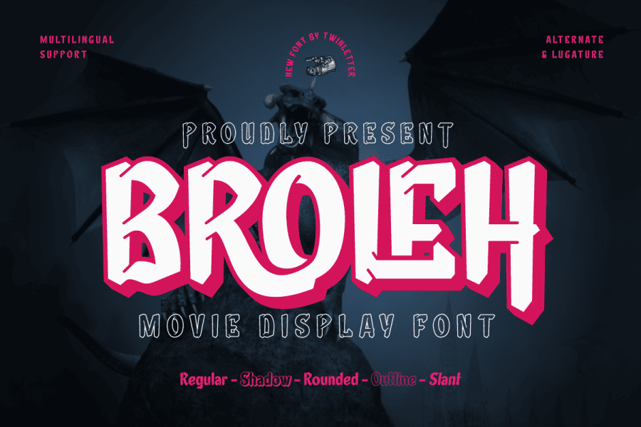 BROLEH Trial Font · 1001 Fonts