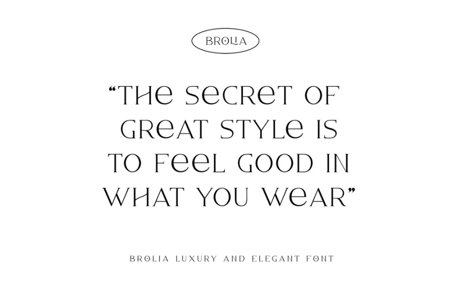 Brolia Font · 1001 Fonts