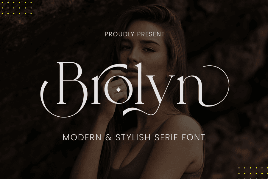 Brolyn Font · 1001 Fonts