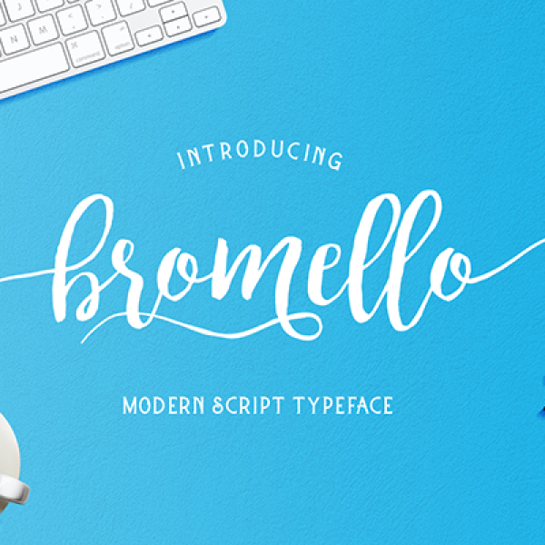 bromello Font · 1001 Fonts