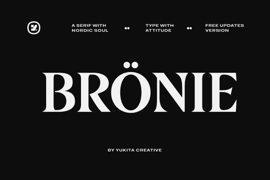 Bronie Font · 1001 Fonts