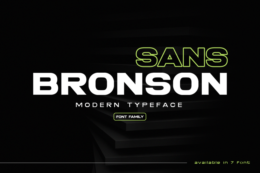BRONSON Font · 1001 Fonts