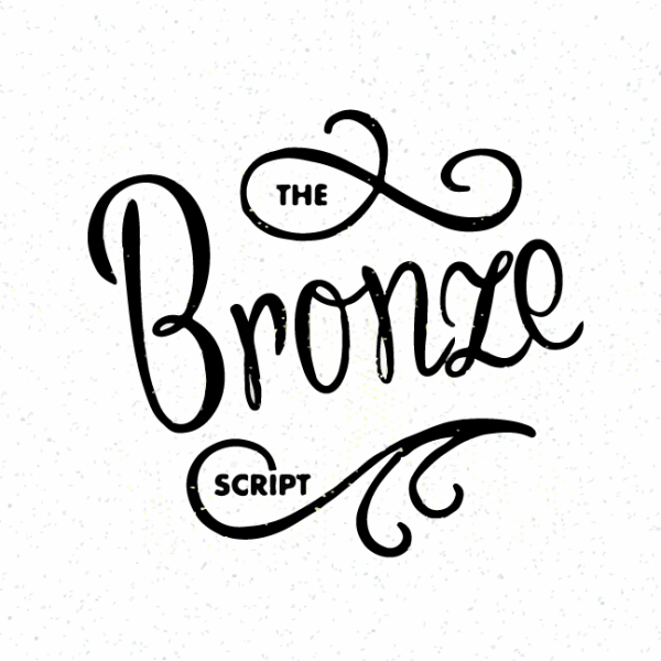 Bronze Script Personal Use Font · 1001 Fonts