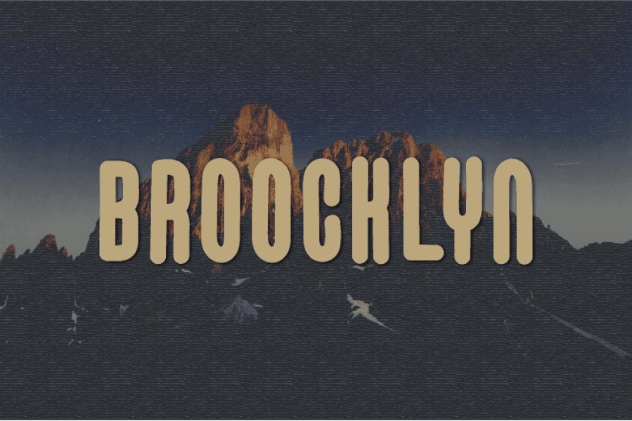 Broocklyn Font · 1001 Fonts