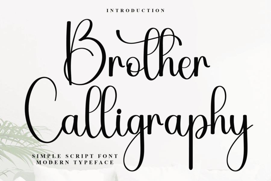 Brother Calligraphy Font · 1001 Fonts
