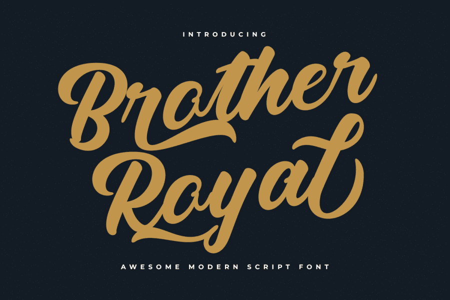 Brother Royal Font · 1001 Fonts
