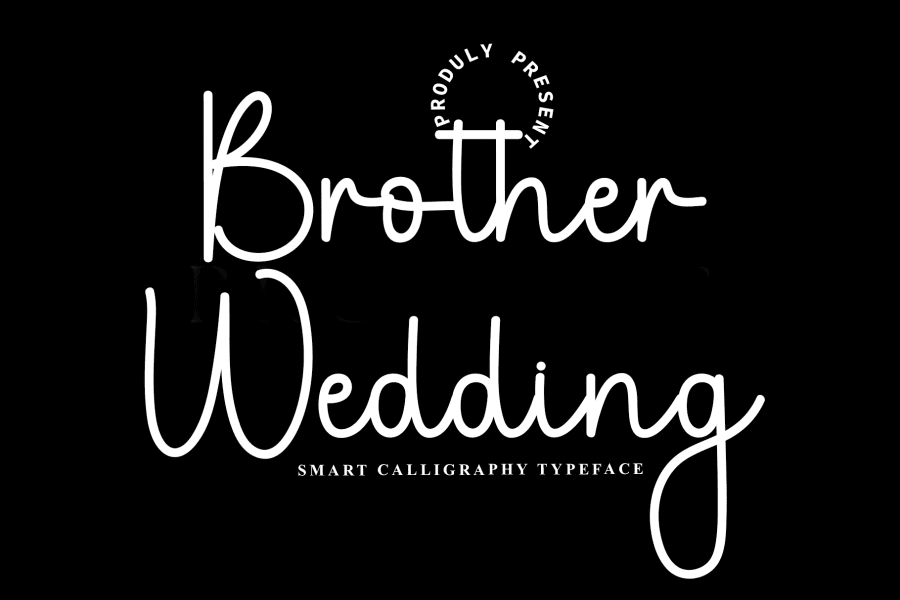 Brother Wedding Font · 1001 Fonts
