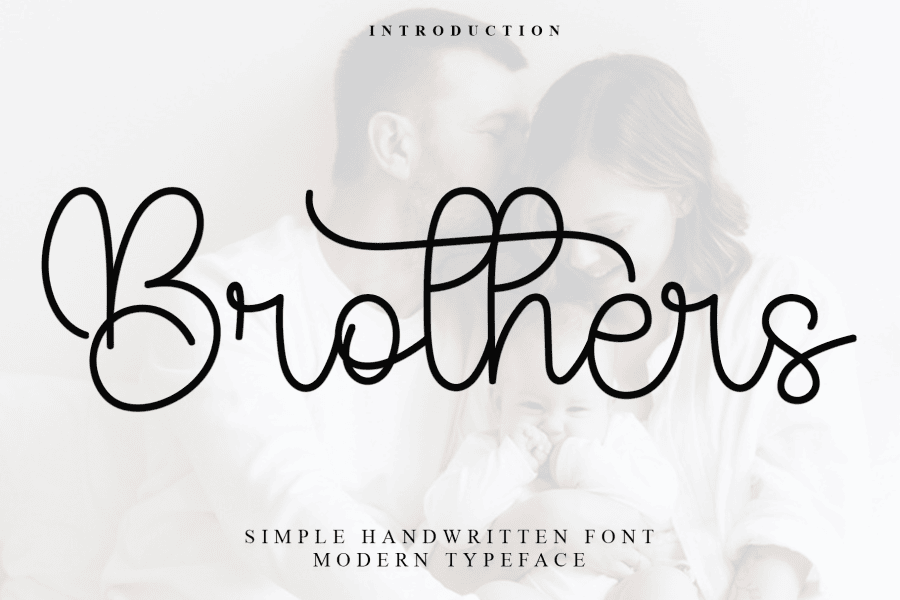 Brothers Font · 1001 Fonts