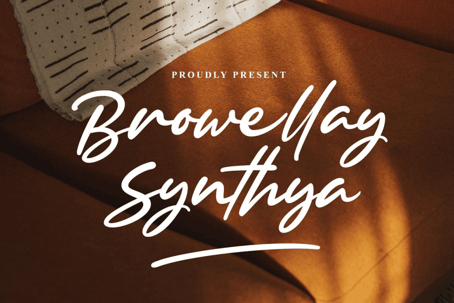 Browellay Synthya Font · 1001 Fonts