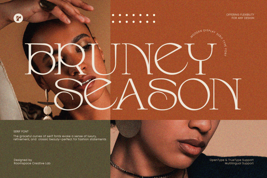 Bruney Season Font · 1001 Fonts