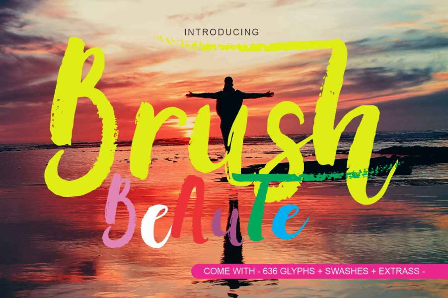 brush Beaute Font · 1001 Fonts