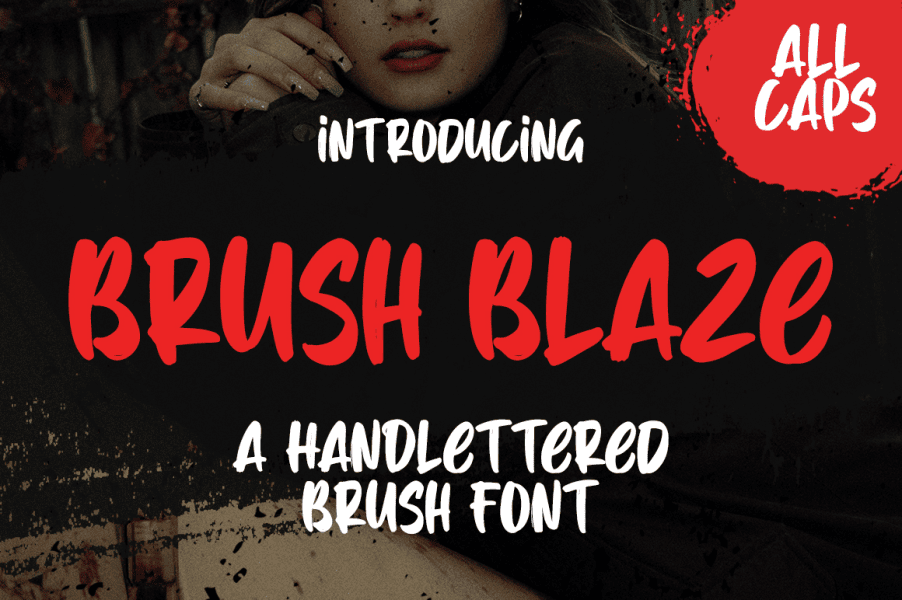 Brush Blaze Font · 1001 Fonts