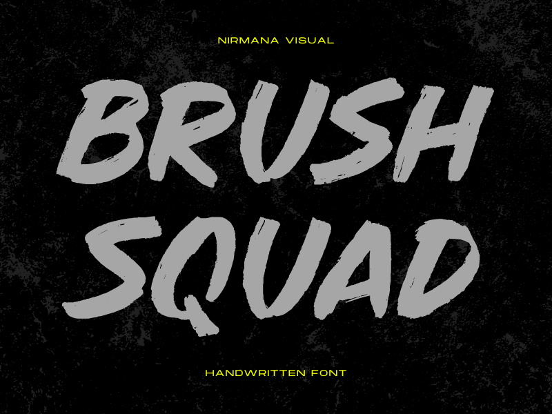 Brush Squad - Demo Version Font · 1001 Fonts
