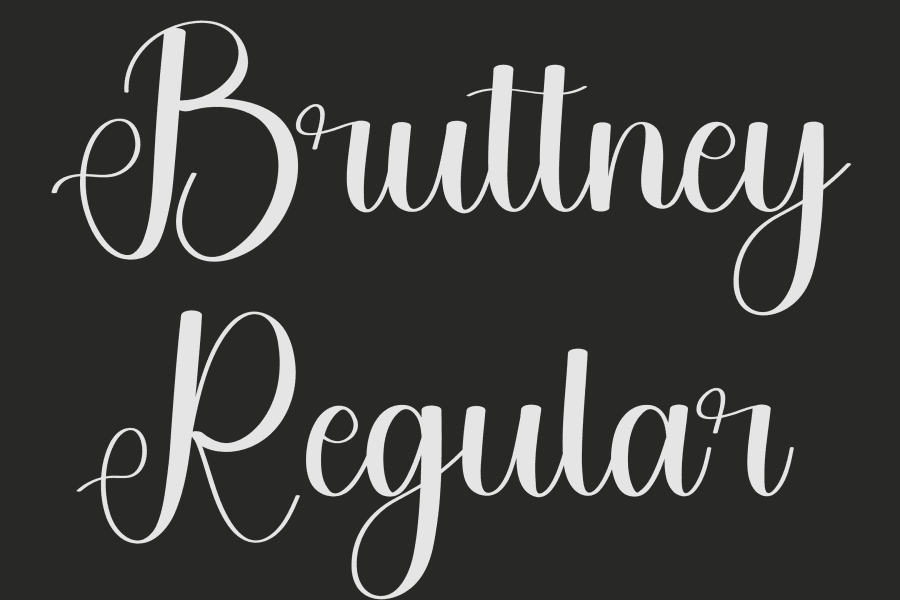 Bruttney Font · 1001 Fonts
