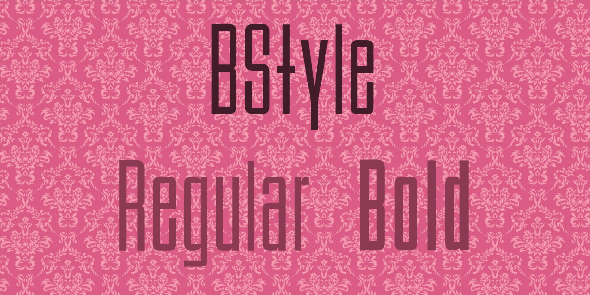 BStyle Font Family · 1001 Fonts