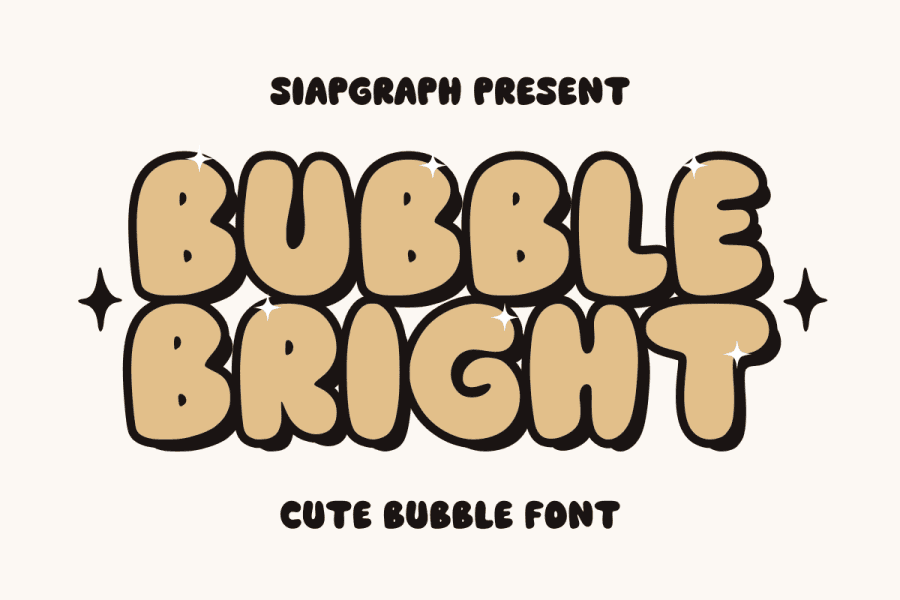 Bubble Bright Font · 1001 Fonts