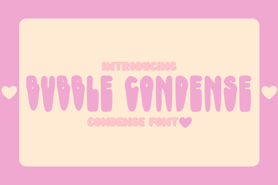 Bubble Condense Font · 1001 Fonts