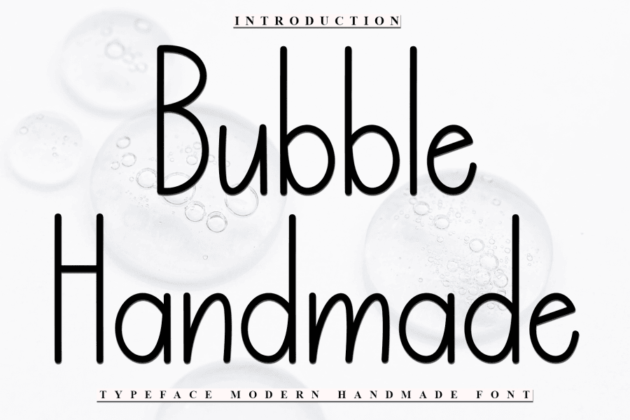 Bubble Handmade Font · 1001 Fonts