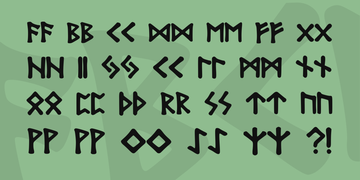 Bubble Runes Font · 1001 Fonts