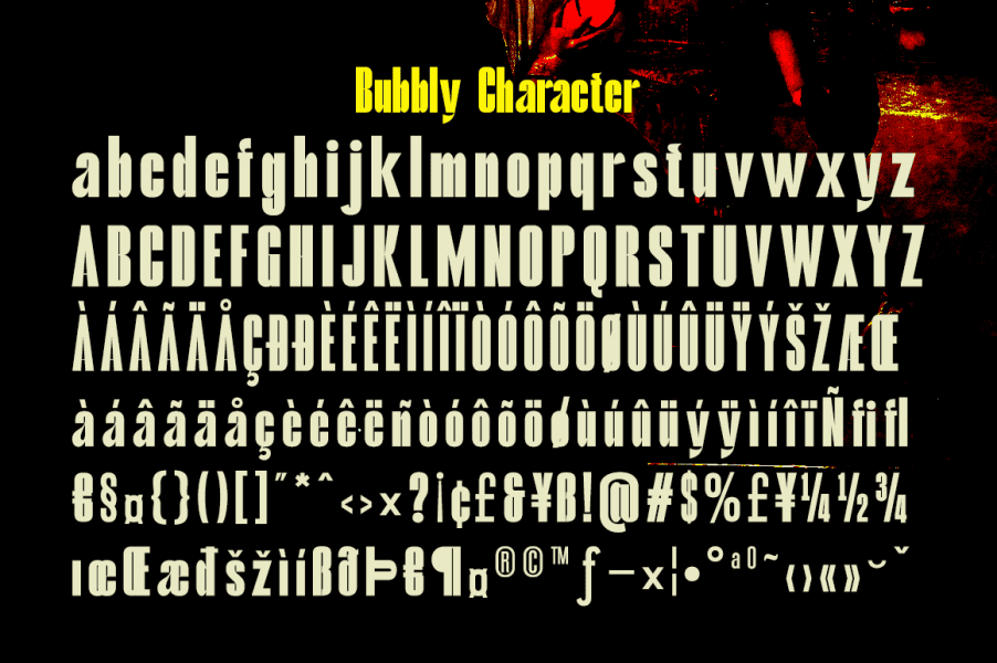 Bubbly Font · 1001 Fonts