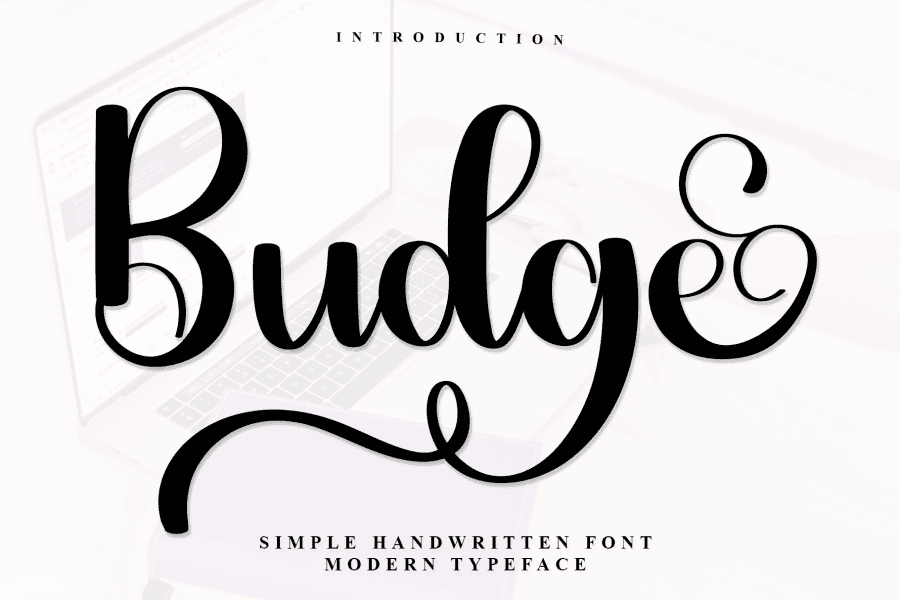 Budge Font · 1001 Fonts