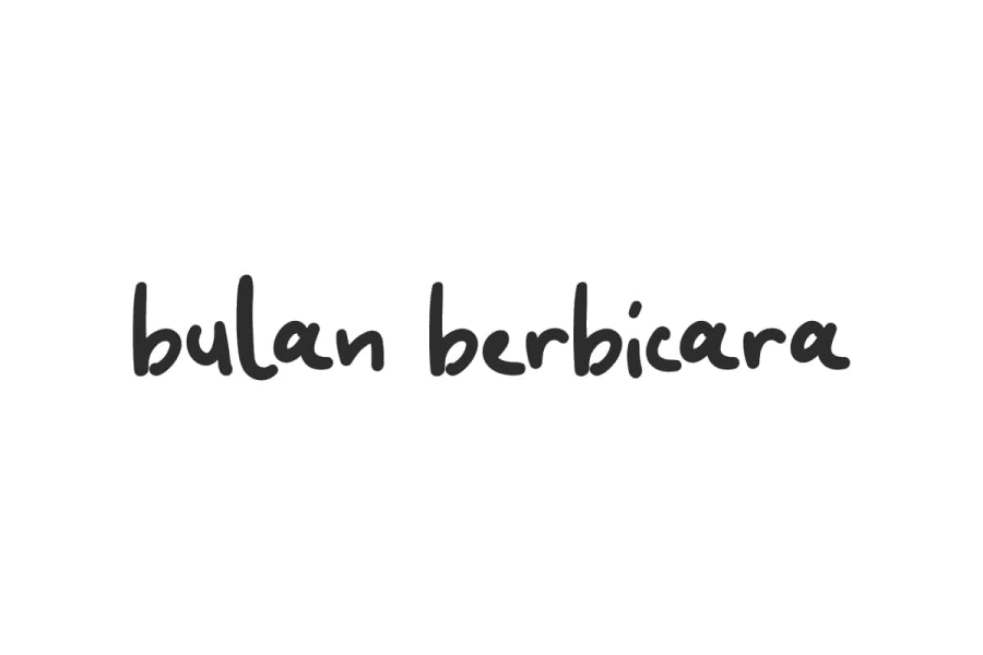 Bulan Berbicara Demo Font · 1001 Fonts