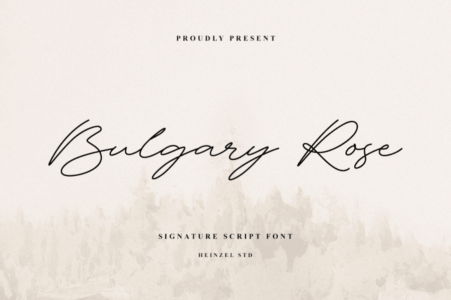 Bulgary Rose Font · 1001 Fonts