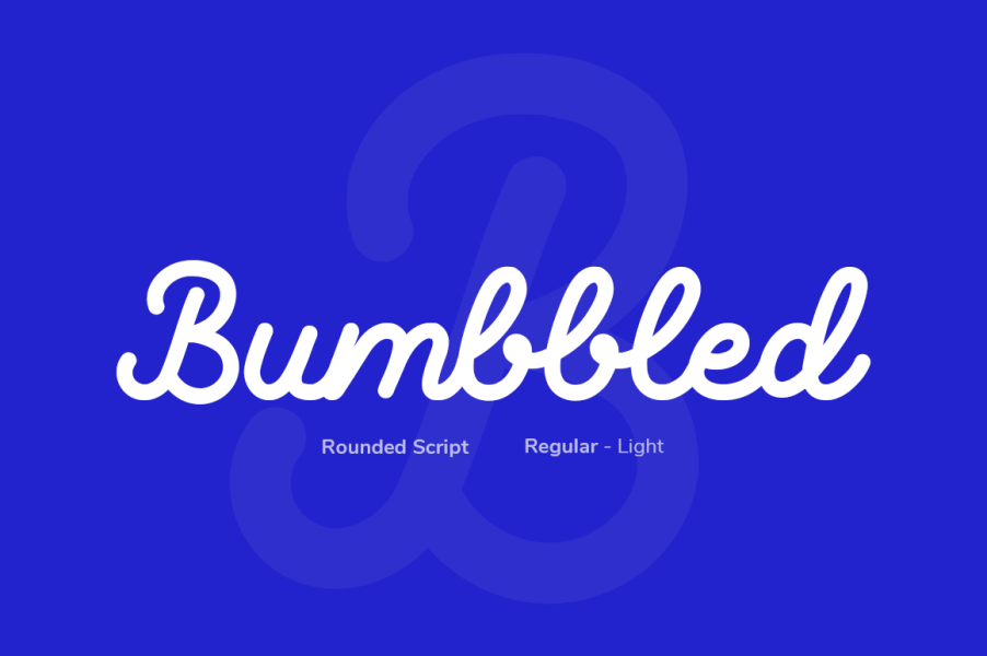 Bumbbled Font Family · 1001 Fonts