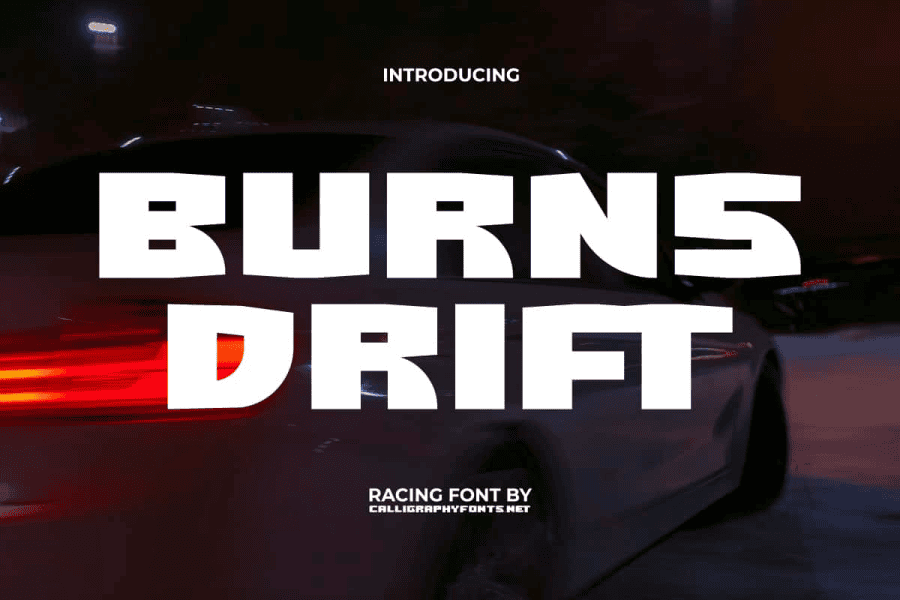 Burns Drift Demo Font · 1001 Fonts