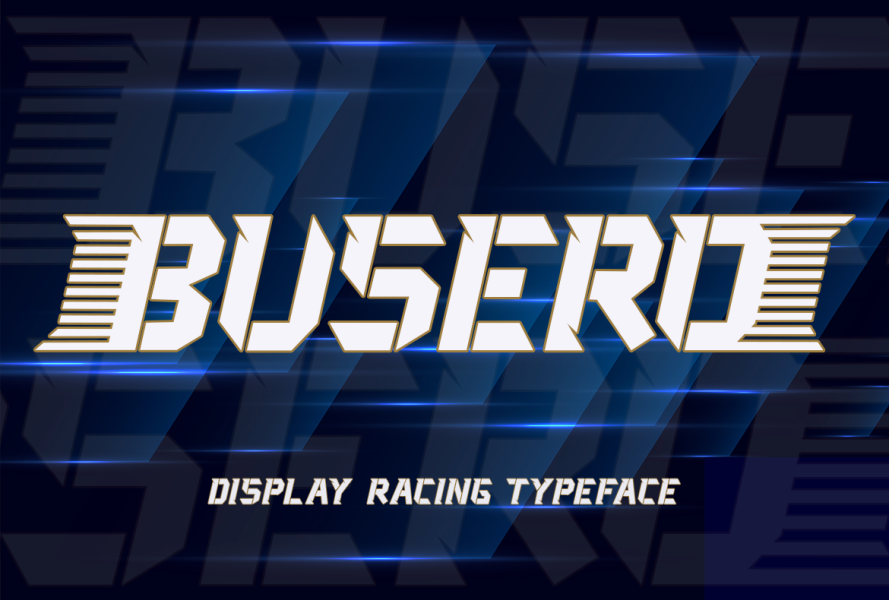 BUSERO Font · 1001 Fonts