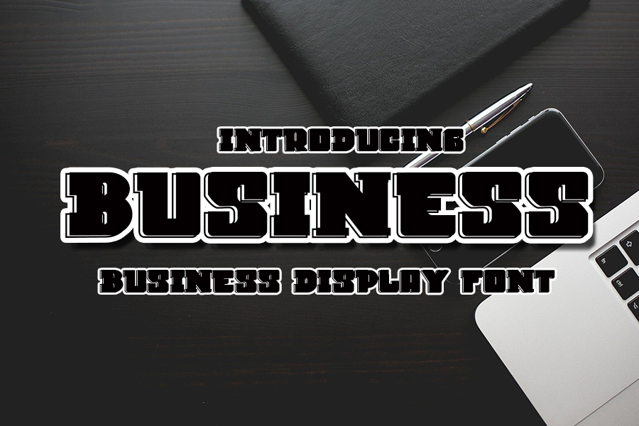 Business Font · 1001 Fonts