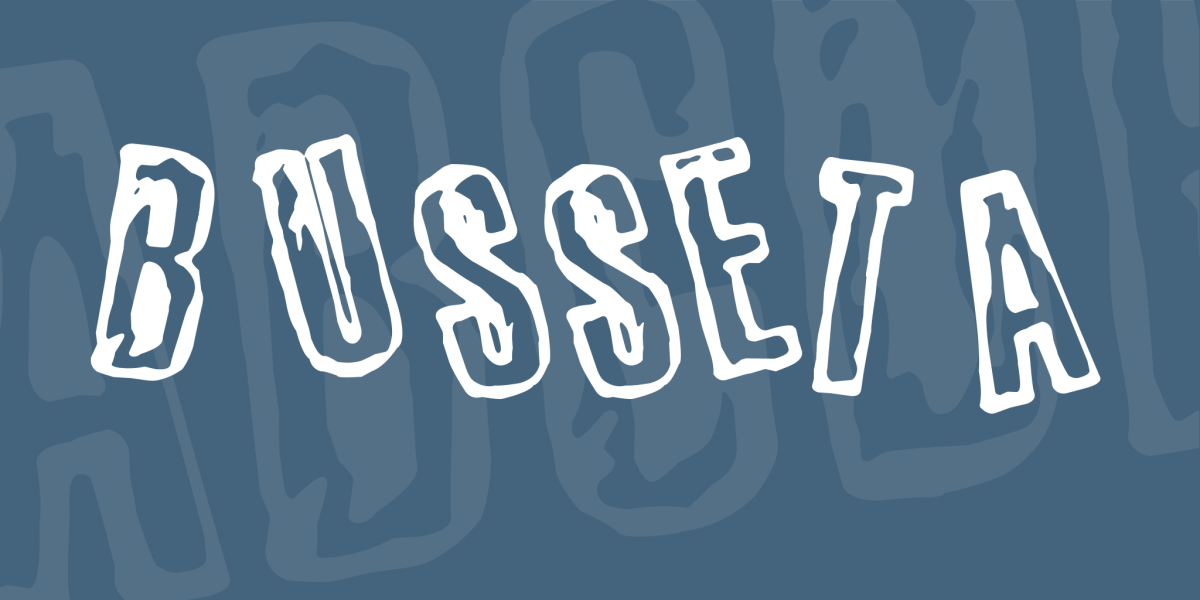 busseta Font · 1001 Fonts