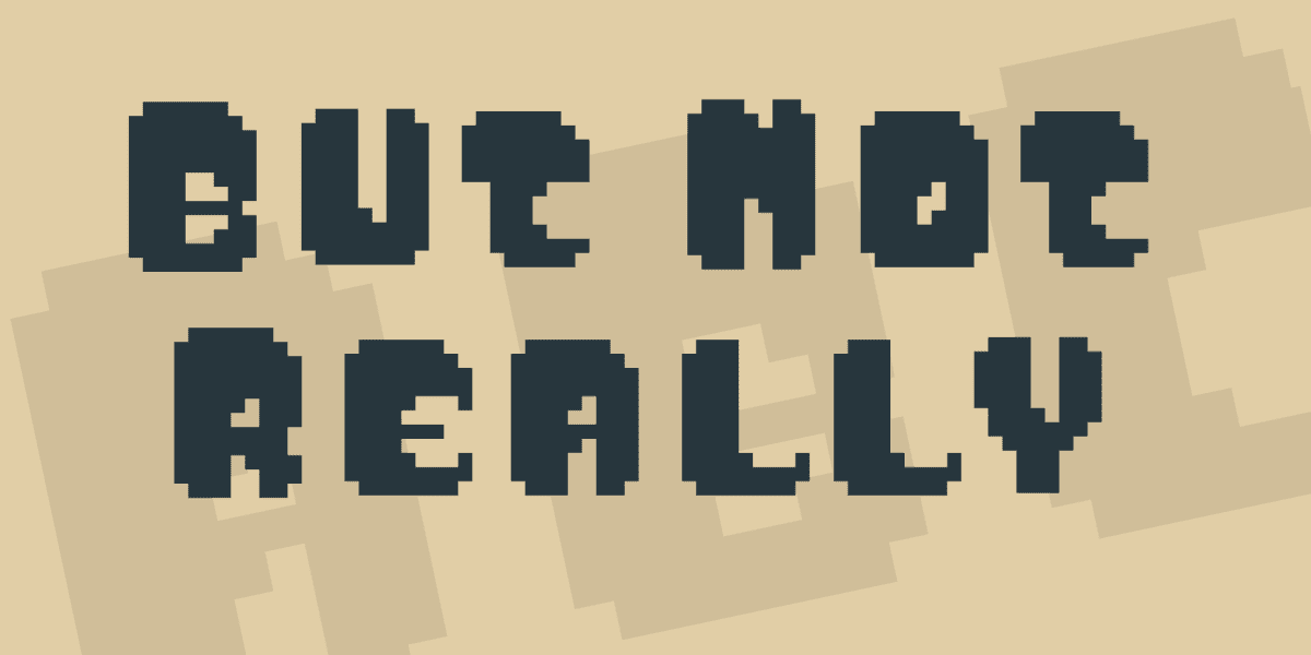 But Not Really Font · 1001 Fonts
