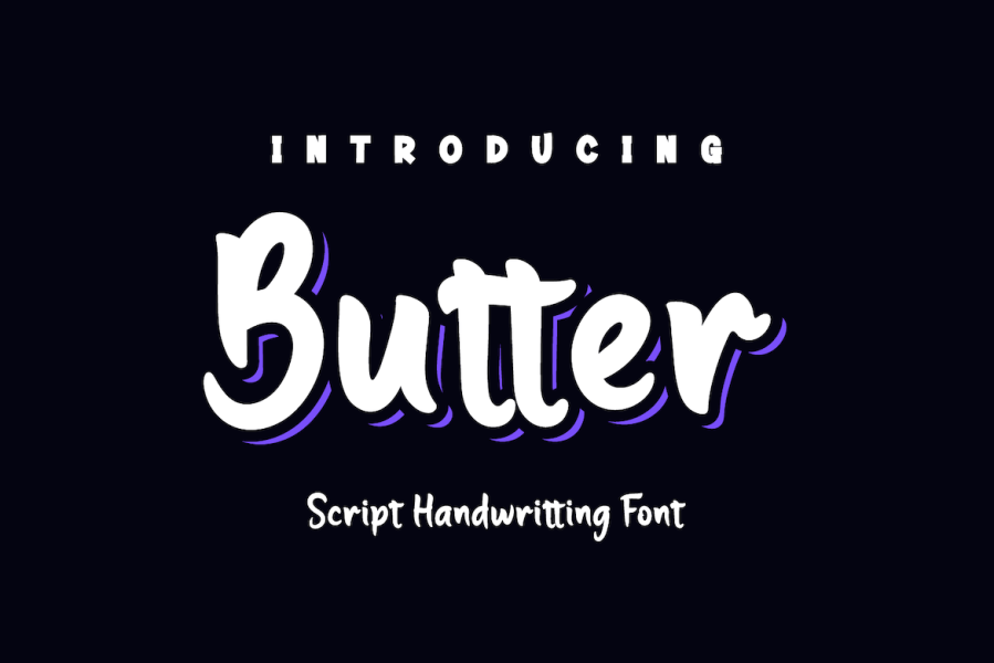 Butter Font · 1001 Fonts
