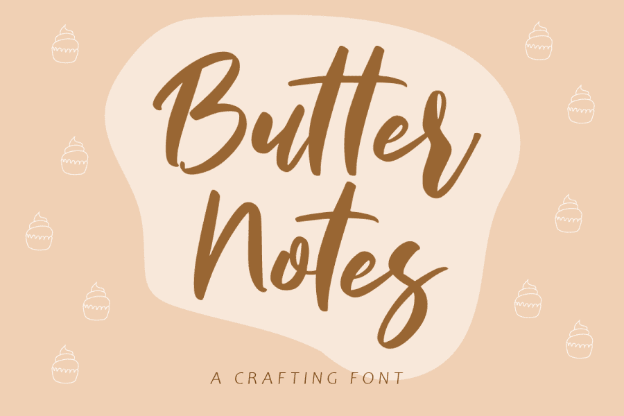 Butter Notes Font · 1001 Fonts
