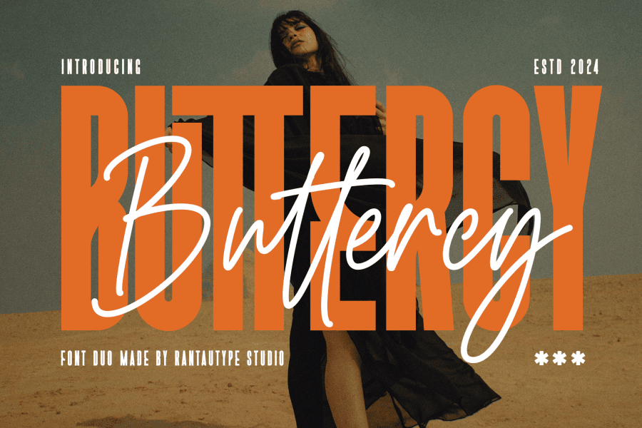 Buttercy Font Family · 1001 Fonts