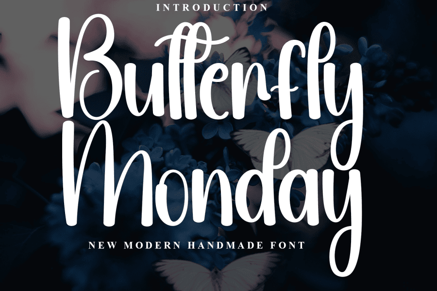Butterfly Monday Font · 1001 Fonts