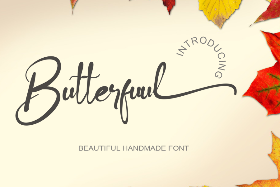 Butterfuul Font · 1001 Fonts